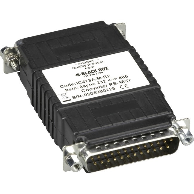 Async Rs232 To Rs485 Interface Converter - Db25 To Db25, Taa BBX-IC478A-M-R2