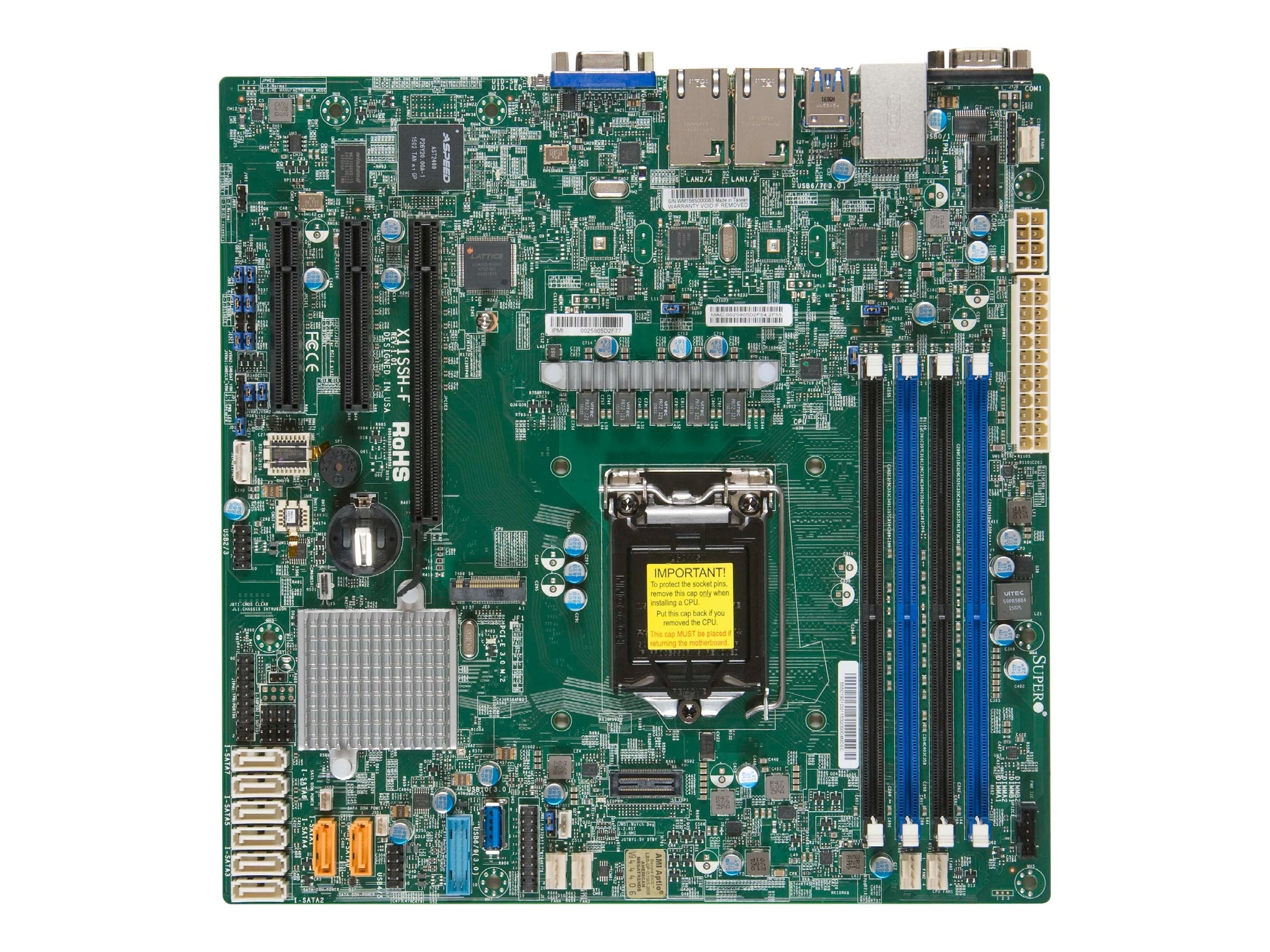 Supermicro Mbd-H12Ssl-Nt-O Socket Sp3/ Single Amd Epyc 7002/
