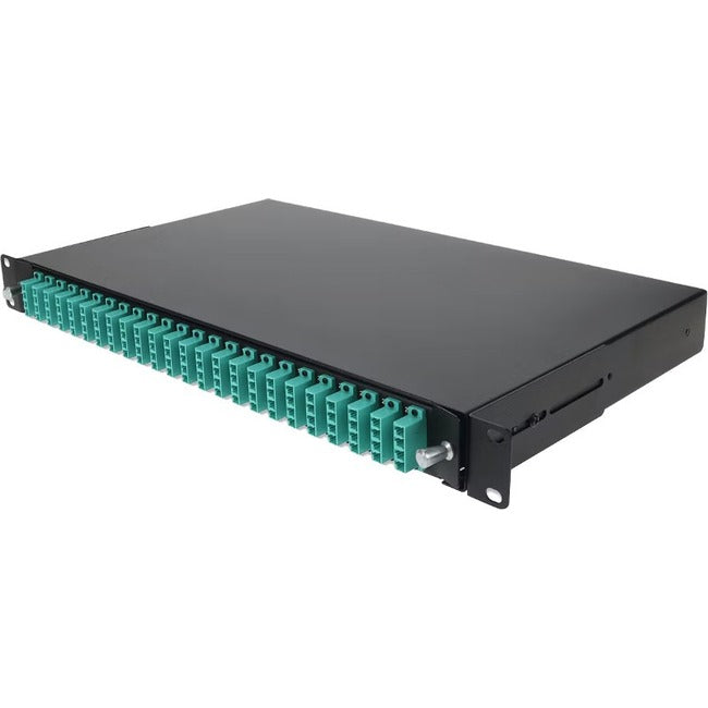 AddOn 19-inch Rack Mount 1U Patch Panel with 48 LC Duplex, Multi-Mode