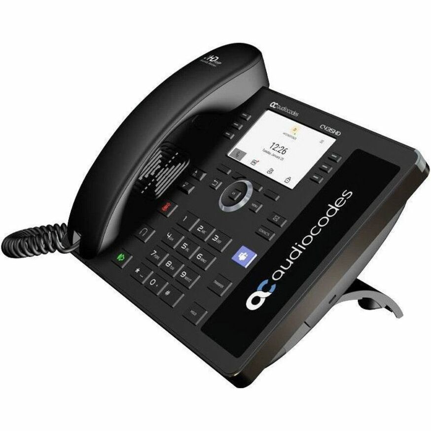 AudioCodes C435HD IP Phone - Corded - Corded - Wall Mountable, Desktop