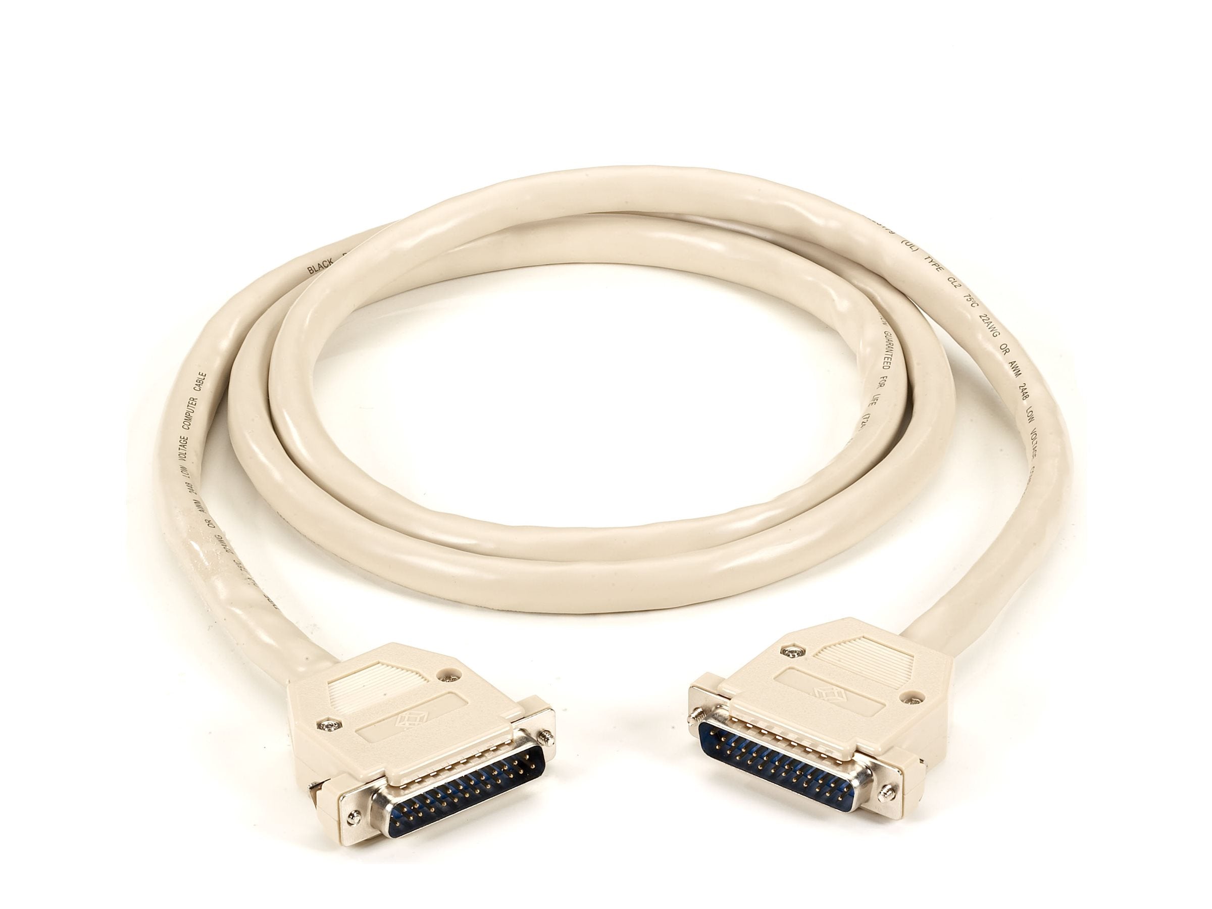 Black Box - Serial cable - DB-25 (M) to DB-25 (M) - 10 ft - stranded E