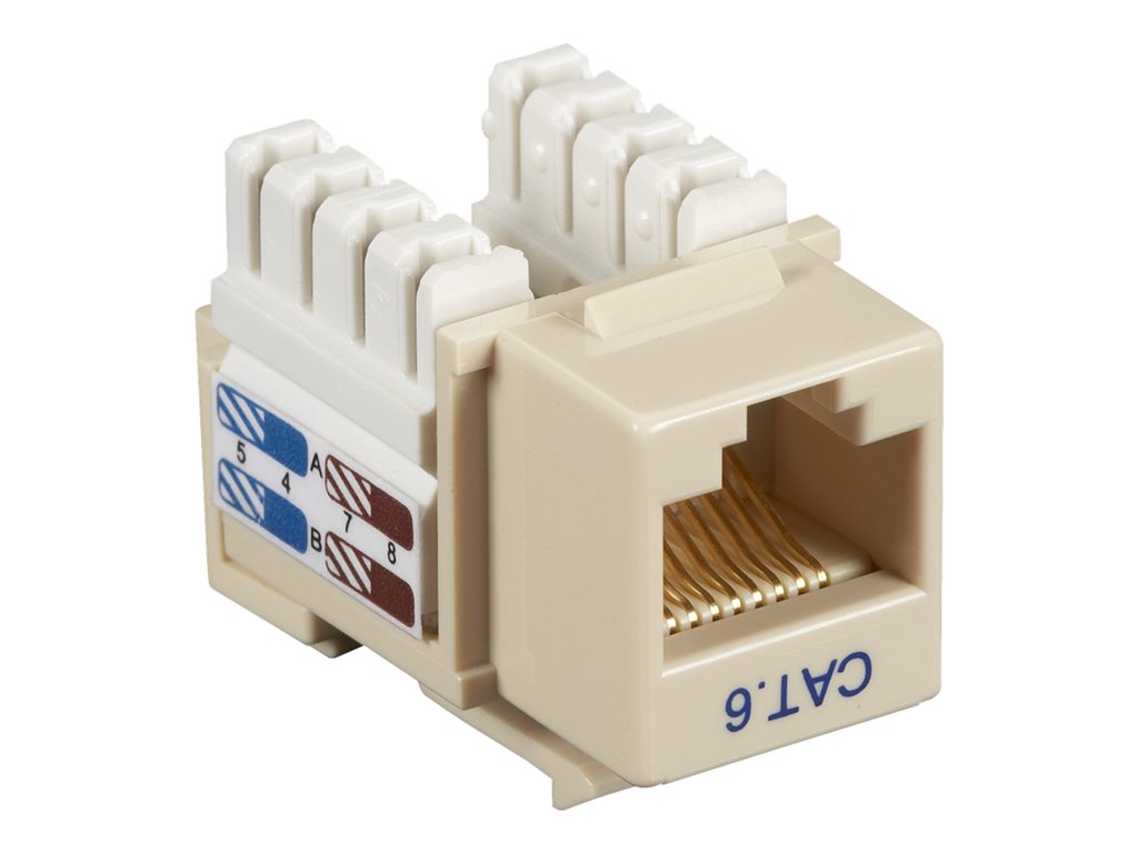 Black Box Value Line CAT6 - Modular insert - CAT 6 - RJ-45 - ivory (pa