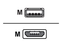 Ekahau - USB cable - USB (M) to Micro-USB Type B (M) right-angled - 4.