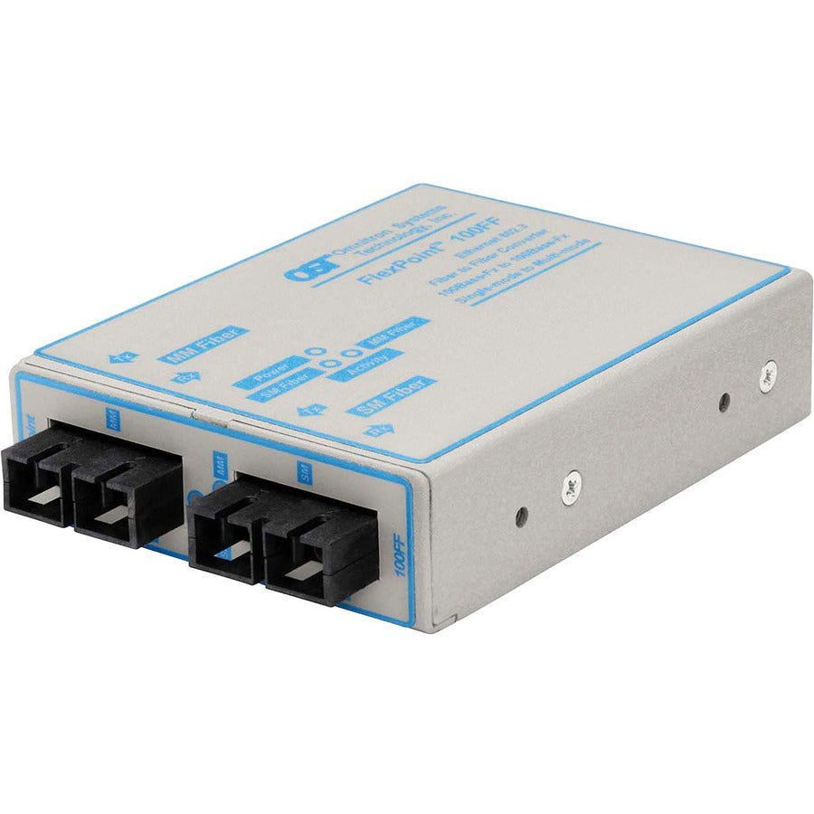 Flexpoint 100Mbps Ethernet Fiber To Fiber Media Converter Sc 4411-0