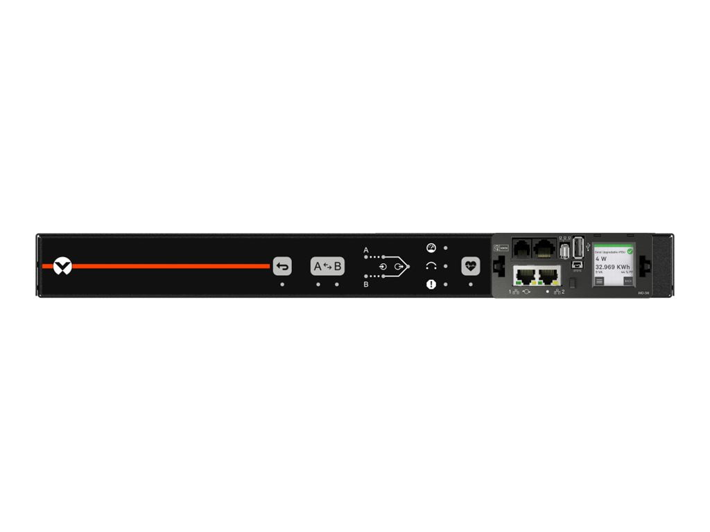 Geist Rack Transfer Switch Monitored Outlet Level - Power distribution
