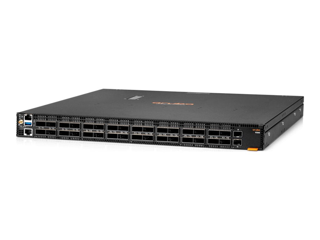 HPE Aruba CX 9300-32D 32-port 100/200/400G QSFP-DD 2-port 10G SFP+ Swi