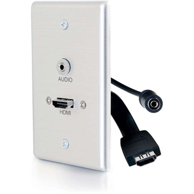 Hdmi& And 3.5Mm Audio Pass Through Single Gang Wall CTG-39871