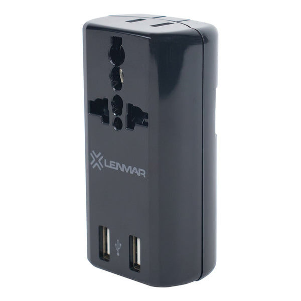 Lenmar AC150USBK Ultra-Compact All-in-One Travel Adapter with USB Port ...