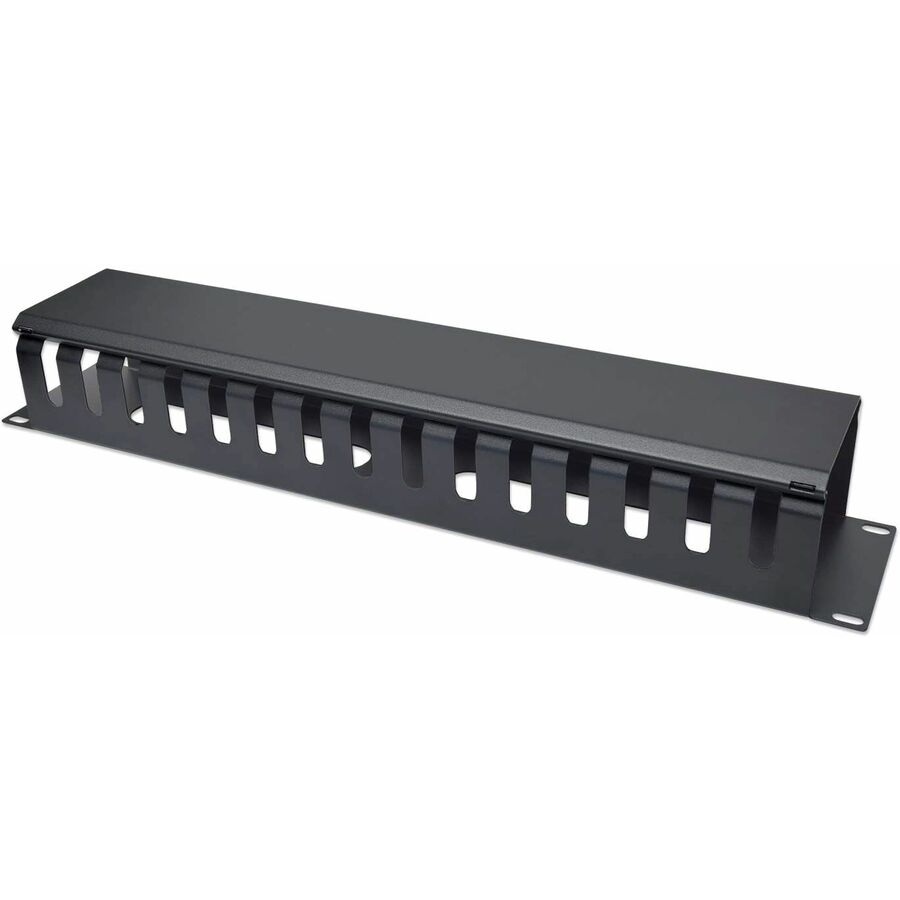 Manhattan 19" Cable Management Panel - Cable Management Panel - Black ...