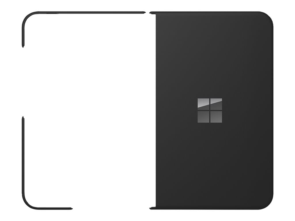 Microsoft - Bumper for cell phone / stylus - polycarbonate - obsidian