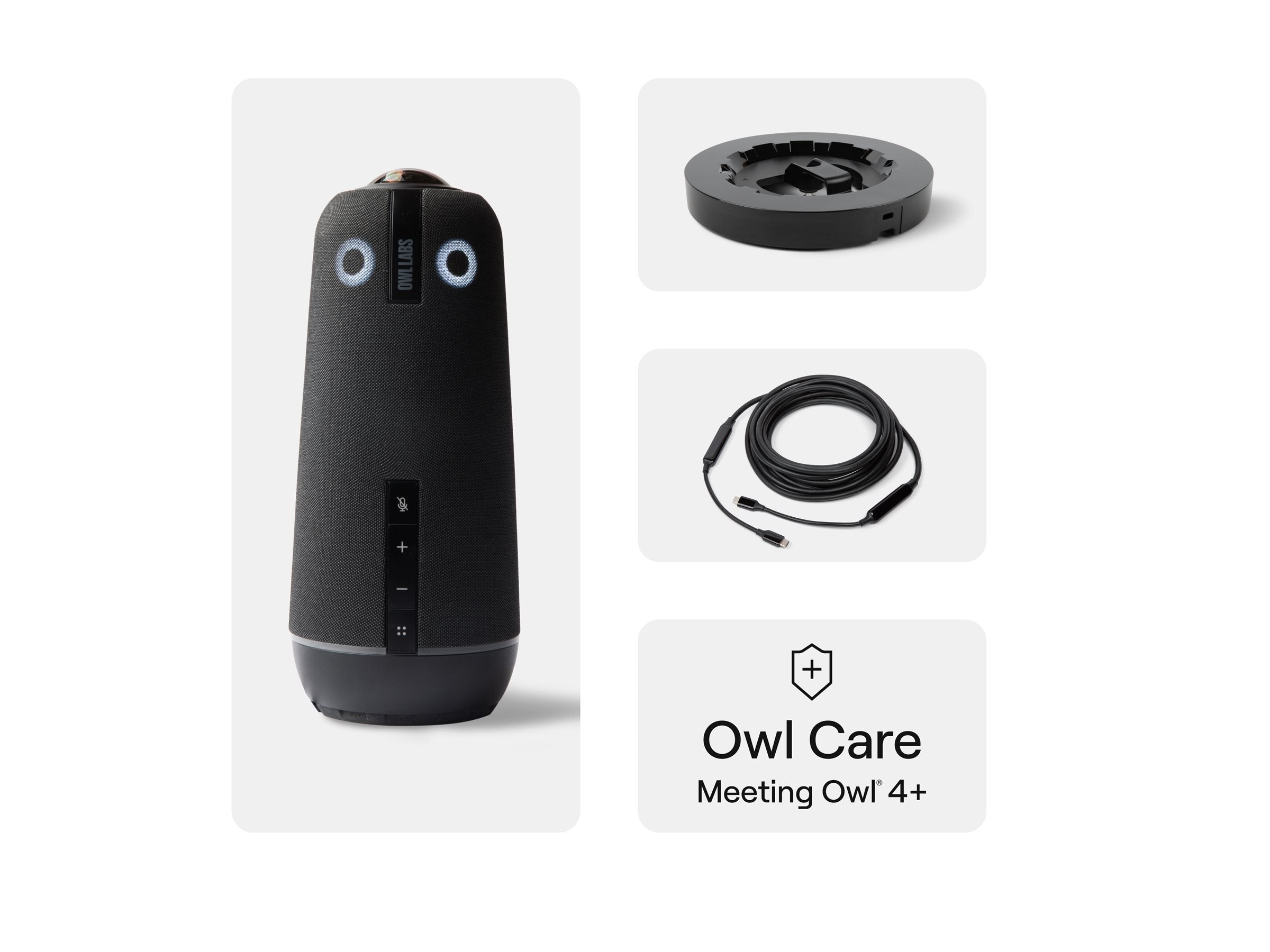 Owl Labs Meeting Owl 4+ - Premium Pack - video conferencing device - w