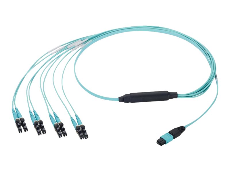 Panduit QuickNet - Network cable - MPO multi-mode (F) to LC multi-mode