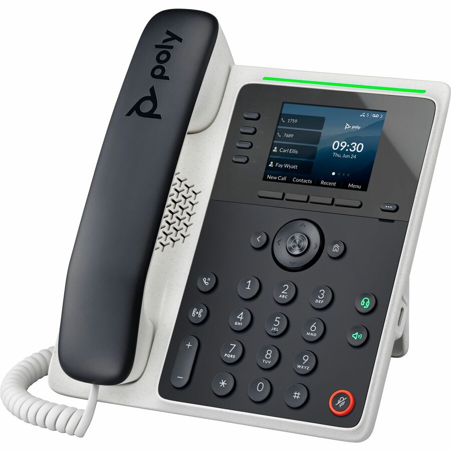 Poly Edge E220 IP Phone - Corded - Corded/Cordless - Bluetooth - Desktop, Wall Mountable ...