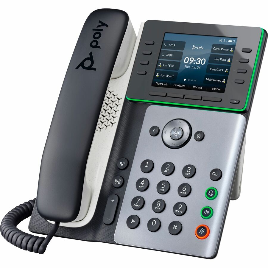 Poly Edge E320 IP Phone - Corded - Corded/Cordless - Bluetooth - Desktop, Wall Mountable ...