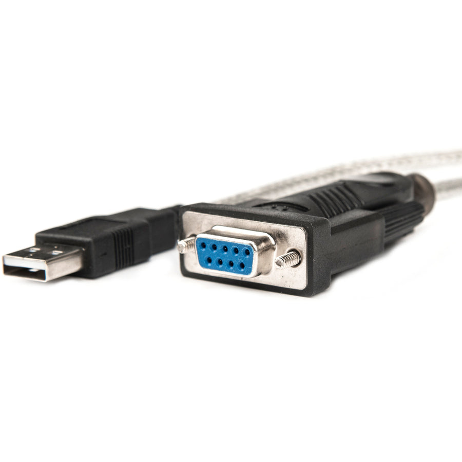 Rocstor Premium 5Ft 1 Port Usb To Null Modem Rs232 Db9 Y10C225-B1 ...