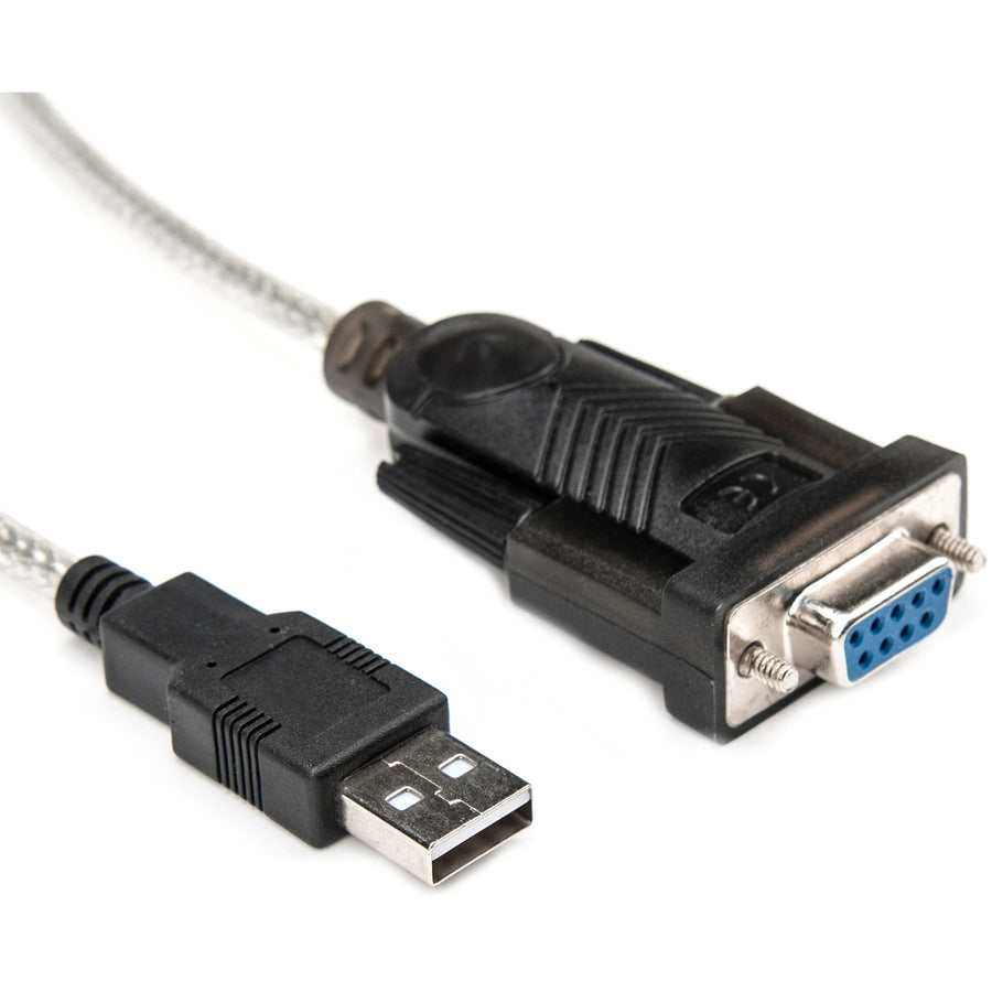 Rocstor Premium 5Ft 1 Port Usb To Null Modem Rs232 Db9 Y10C225-B1 ...