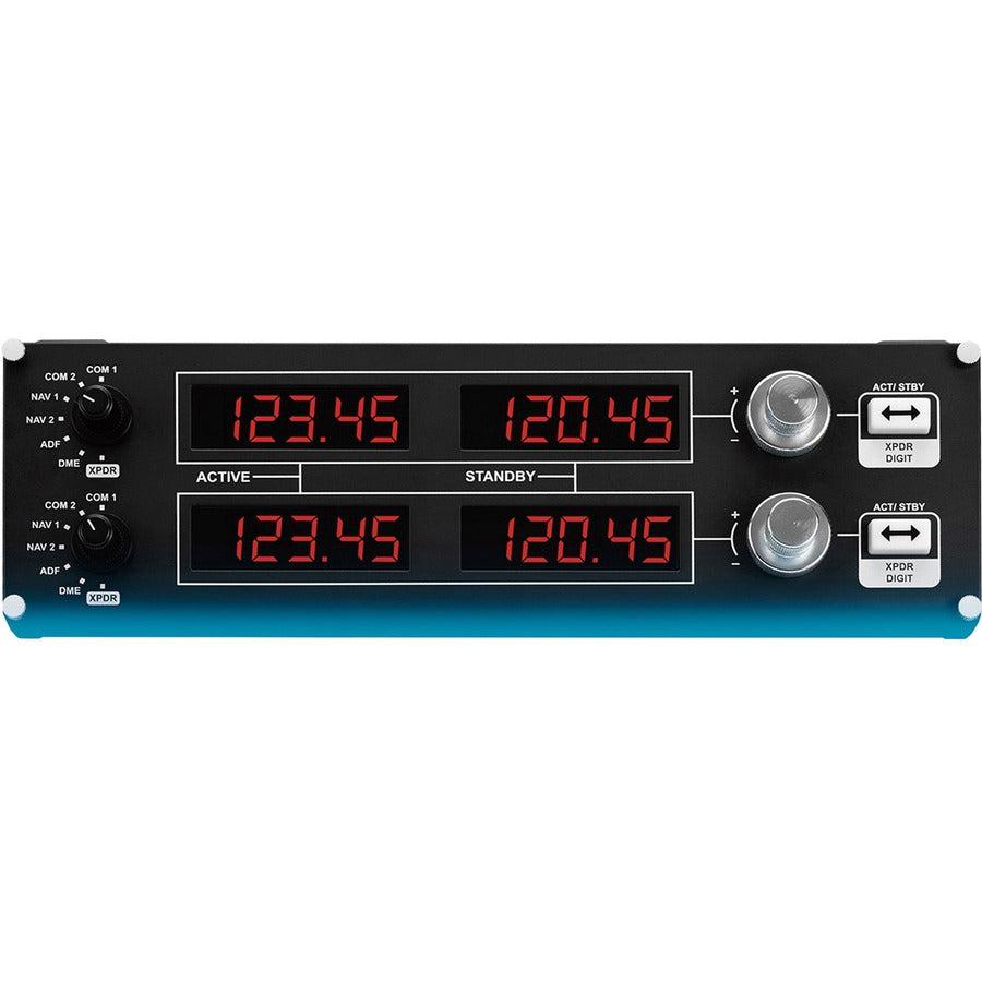 Saitek Flight Radio Panel Professional Simulation Radio Controller 945 ...