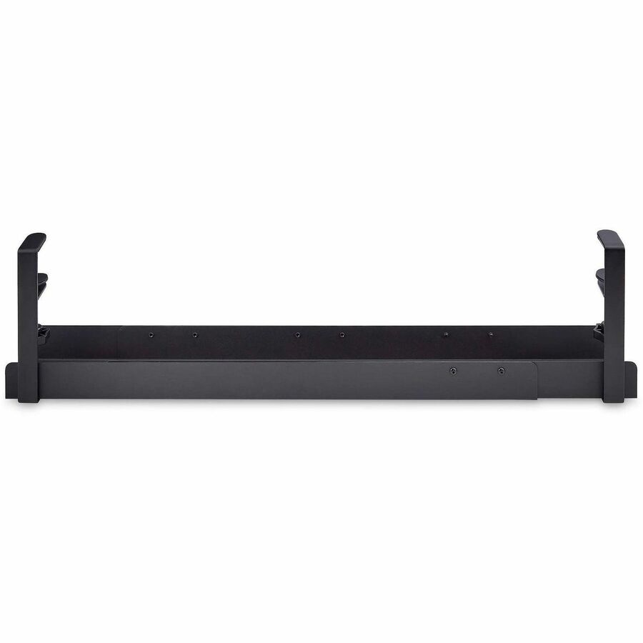StarTech.com Under Desk Cable Management Tray, Length Adjustable, Clam