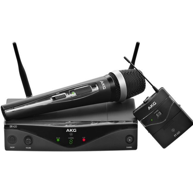AKG WMS420 Presenter Set Professional Wireless Microphone System 3414H
