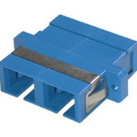 C2G Sc/Sc Fiber Coupler Duplex F/F Blue 27098