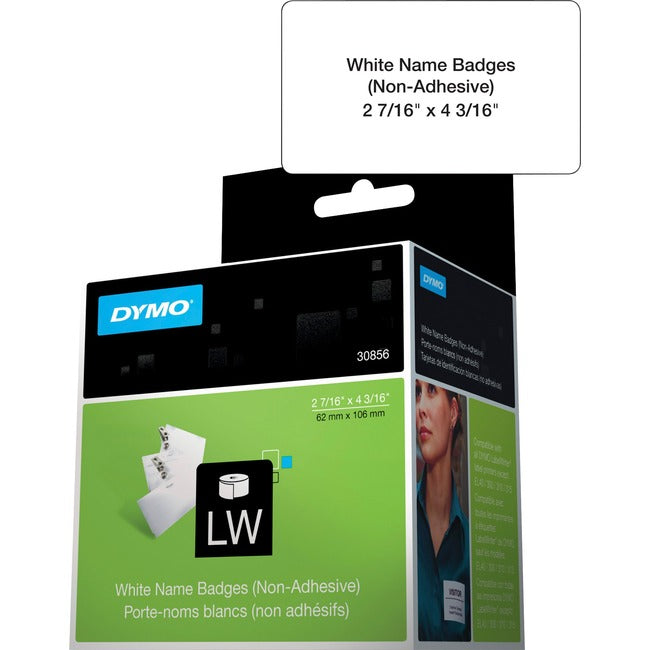 Dymo Non-Adhesive Labelwriter Name Badge Labels 30856