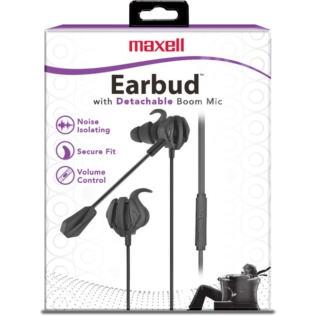 Ebv-2 In-Ear Bud W/Boom Mic,4Ft Cord Detachable Boom Mic 199616