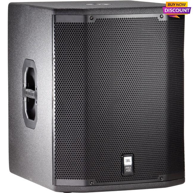 JBL Professional PRX418S Indoor Pole Mount, Floor Standing Woofer - 16