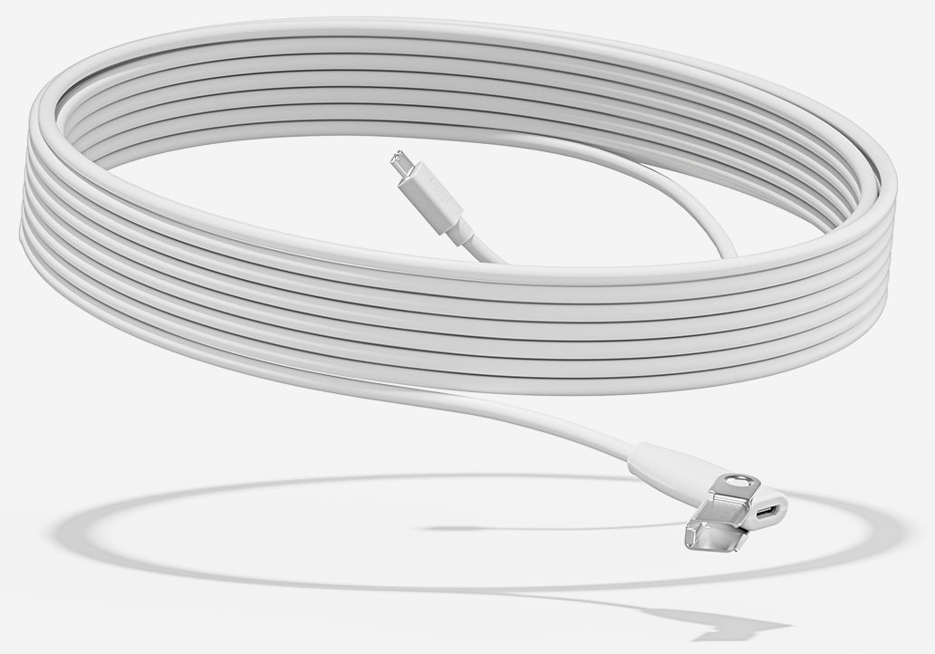 Logitech Rally Mic Pod Extension Cable White 952-000047