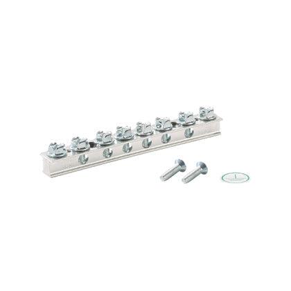 Panduit 6Pt Univ Ground Bar Grounding Hardware Grey UGB2/0-414-6