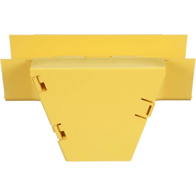 Panduit Fiberrunner& Vertical Tee, 90&, 6X4, Yellow FRVT6X4LYL