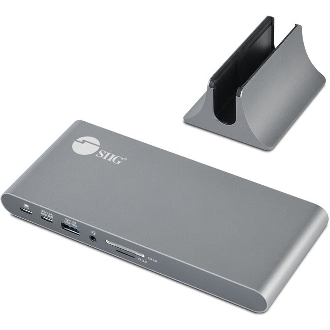 Siig Usb-C Dual 4K Video Mst Docking Station With 60Wpd JU-DK0N11-S1