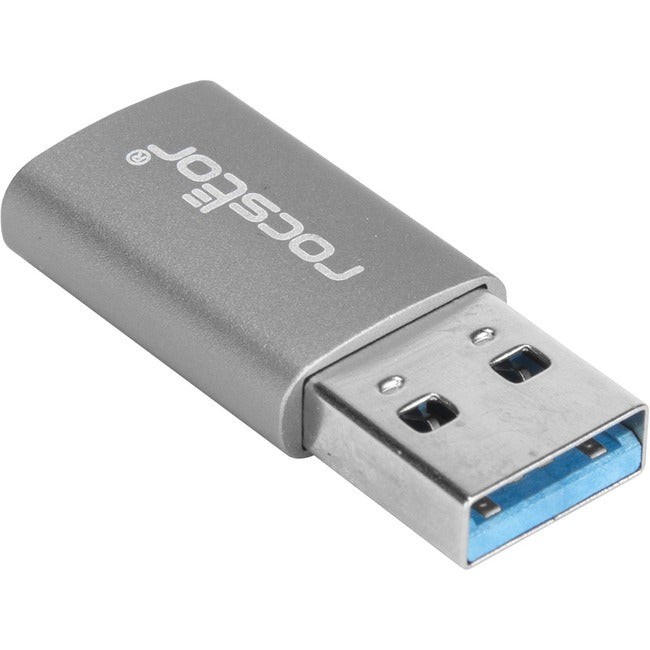 Rocstor Premium USB 3.0 to USB C Slim Aluminum Space Gray Adapter - USB ...